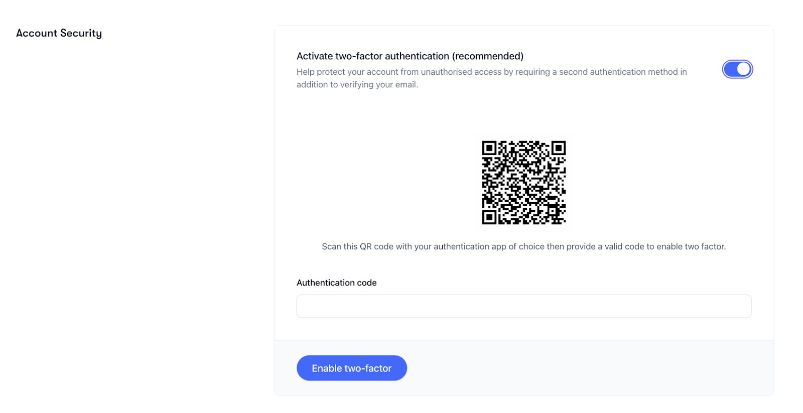Enabling two-factor authentication – Wonde Partners